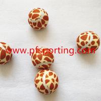 China Eco-Friendly Rubber Pet Training Tennis Balls 6.5cm Diameter for Durable Dog Exercise for sale