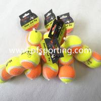 China Advanced Training Tennis Balls 3-Pack with Mesh Bag for Practice Play for sale