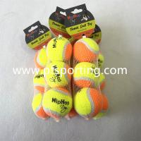 China Advanced Training Tennis Balls 3-Pack with Mesh Bag for Practice Play for sale
