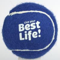 China Durable Dog Tennis Ball 65mm Non-Toxic Pet Fetch Toy for Outdoor Play for sale