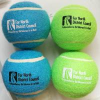 China Durable Dog Tennis Ball 65mm Non-Toxic Pet Fetch Toy for Outdoor Play for sale