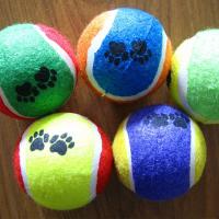 China wholesale pet training tennis ball toy 2.5inch for sale