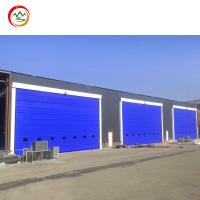 China Industrial High-Speed PVC Flexible Stacking Door 6-60m Height 8-140m Width with 55kg/m² Wind Resistance for sale
