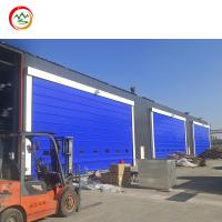 China Industrial PVC Fast Door with Radar & Geomagnetic Induction - 6-60m Height, 8-140m Width, 1.0mm Thickness for sale