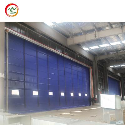 China Automatic Roll-up Polymer Fast Door 6-60m Height 8-140m Width with 55kg/m² Wind Resistance for sale