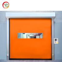 China High-Speed Self-Repairing Roll-Up Door for Clean Rooms - 5x5m Opening, 25m/s Wind Resistance, -35°C to 65°C Temperature Range for sale