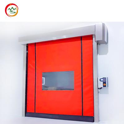 China High-Speed Self-Repairing Roll-Up Door 5x5m with 25m/s Wind Resistance for Clean Rooms for sale