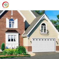 China Automatic Sectional Garage Door 450-550mm Panel Height with Steel Construction and Remote Control for Residential Use for sale