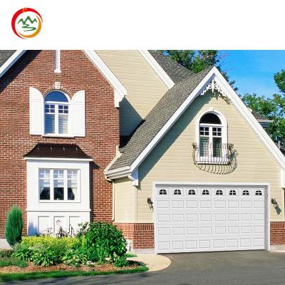 China Automatic Sectional Garage Door 450-550mm Panel Height with Steel Construction and Remote Control for Residential Use for sale