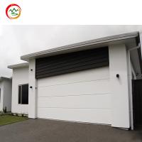China Automatic Sectional Garage Door 450-550mm Panel Height with Steel Insulation and Remote Control 110V/220V/380V for sale
