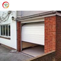 China 16x7 Side-Hung Glass Roller Shutter Door with Automatic Remote Control - 450mm/500mm/550mm Panel Heights for sale