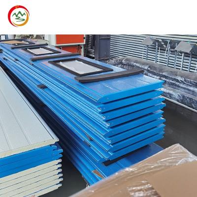 China 16x8 Ft Insulated Garage Door Replacement Panels with 40-95mm Thickness Options and Steel Construction for sale