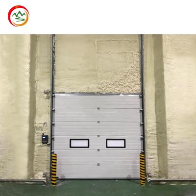 China Modern Electric Horizontal Aluminum Sliding Garage Door with 450mm/550mm Panel Height and 600N-1200N Motor Options for sale