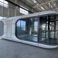 China Space Capsule Prefabricated Container Home - 4m×8m Custom Size with -40°C to 40°C Temperature Resistance for sale