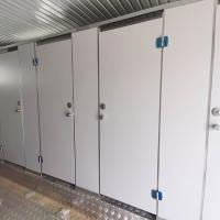China Portable Mobile WC Toilet 1100x1100x2300mm with 100L Waste Tank and 4L Water Tank for Construction Sites and Events for sale