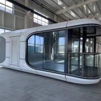 China Space Capsule Prefab House 25,000 Units Annual Capacity with Custom Color Options for Outdoor Resort Hotels for sale
