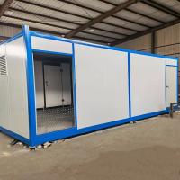 China Sandwich Panel Steel Frame Container Toilet 6058x2438mm for School White Custom Color for sale