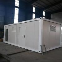 China Sandwich Panel Steel Frame Movable Public Toilet 1100mm x 1100mm x 2300mm Prefabricated Camping Portable Toilet for sale