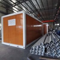 China Sandwich Panel Steel Frame Movable Public Toilet 1100mm x 1100mm x 2300mm Prefabricated Camping Portable Toilet for sale