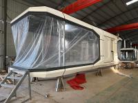 China Space Capsule Prefabricated House Steel Frame Custom Color 100% Factory Built for sale