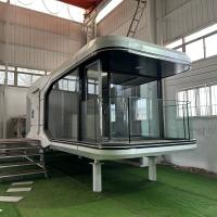 China Customized Prefabricated Space Capsule House 20ft Steel Structure Luxury Hotel Camping Home for sale