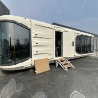 China Modern Prefab House Space Capsule Bed Hotel Cabin 8500x3300mm Custom Color for sale