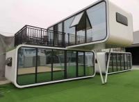 China Modern Prefab Capsule House 8500x3300mm Space Capsule Hotel Cabin with 12KW Power for sale