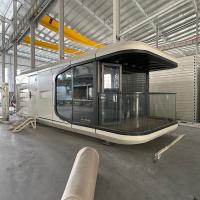 China Hotel Luxury Mobile Container House Space Capsule 4m x 8m Galvanized Steel for sale
