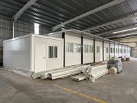 China Flat Pack Container House Modular Prefab Steel Frame 3m Width 6m to 12m Length for sale
