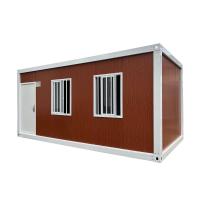 China Detachable Steel Frame Container House 20ft Galvanized Portable Modular Home for sale