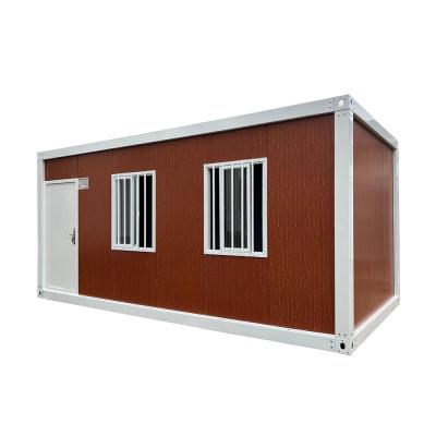 China Detachable Steel Frame Container House 20ft Galvanized Portable Modular Home for sale