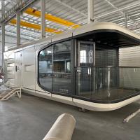 China Luxurious 2 Bedroom Space Capsule Hotel Container Home Modern Steel Structure with Aluminum Window for sale