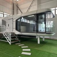 China Modern Prefabricated Space Capsule Hotel Cabin 15mm Floor Galvanized Steel Frame Low Carbon Energy Saving for sale