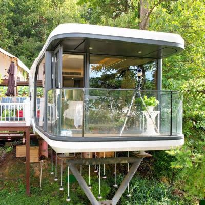China Modern Steel Space Capsule House Customizable 20ft Prefab Home for Commercial Use for sale