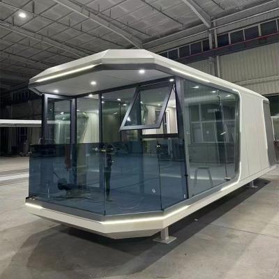China Space Capsule Container House with 15mm Flooring and -40°C to 40°C Temperature Resistance for Hotels and Resorts for sale