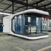 China Custom Space Capsule Container House 4m x 8m with 15mm Floor & -40°C to 40°C Temperature Range for sale