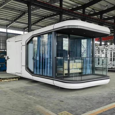 China Custom Space Capsule Container House 4m x 8m with 15mm Floor & -40°C to 40°C Temperature Range for sale