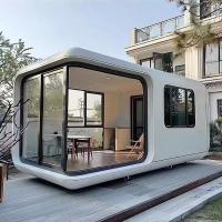 China Space Capsule Container Hotel with 15mm Floor & -40°C to 40°C Temperature Resistance - Custom Prefab Building for sale
