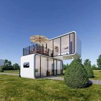 China Space Capsule Prefabricated Container House - 20'/40' Sizes, -40°C to 40°C Temperature Resistance, 120 km/h Wind Rating for sale