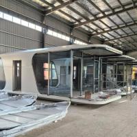 China Outdoor Mini Space Capsule Hotel Prefab House with Aluminum Window Custom Color for sale