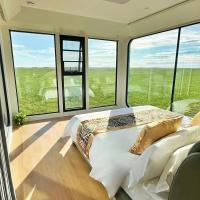 China Prefabricated Space Capsule Hotel 20ft 40ft Container Custom Galvanized Steel for sale