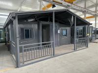 China 20FT & 40FT Expandable Prefabricated Container House with 150KG/m² Load Capacity and 10 Grade Wind Resistance for sale