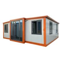 China Customized Expandable Container House 20ft 40ft Steel Frame Prefabricated Villa Windproof for sale