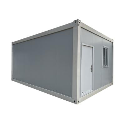 China Flat Pack Container House 50mm EPS Sandwich Panel Steel Structure Dormitory Prefabricated Home for sale