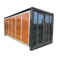 China Flat Pack Container House 50mm EPS Sandwich Panel Steel Structure Dormitory Prefabricated Home for sale