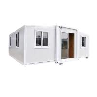 China 40ft Expandable Prefabricated Container House with Thermal Insulation Steel Frame for Villa for sale