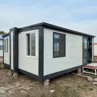 China Steel Expandable Container House 2 Bedroom Sandwich Panel Mobile Home 20FT 40FT for sale