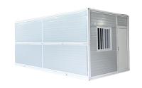 China EPS Sandwich Panel Roof Foldable Flat Pack Container House 20ft 30ft 40ft Custom Color for sale