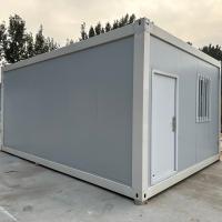 China Waterproof Fireproof 20ft Galvanized Steel Flat Pack Container House 6x3x2.8m for sale