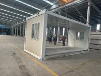 China Customized Color Steel Glass Wool Sandwich Panel Folding Container House 20ft 30ft 40ft for sale